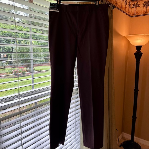 jf j.ferrar | Pants | Jferrar The Black Suit Slim 32x34 Burgundy Flat ...